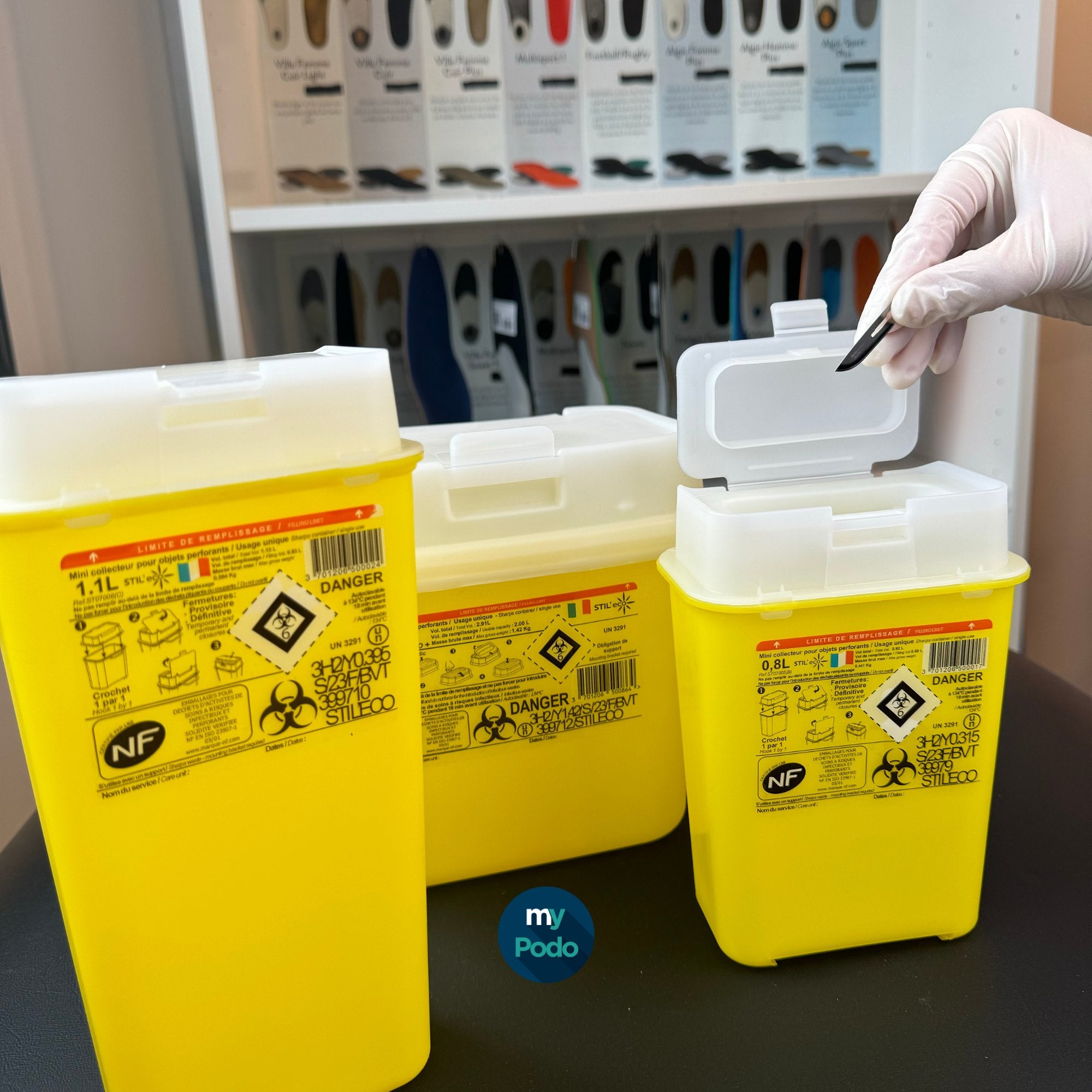 Waste treatment - DASRI / OPCT | My Podologie